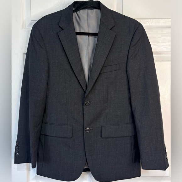 Pronto Uomo | Suits & Blazers | Pronto Uomo Charcoal Gray Wool Double ...